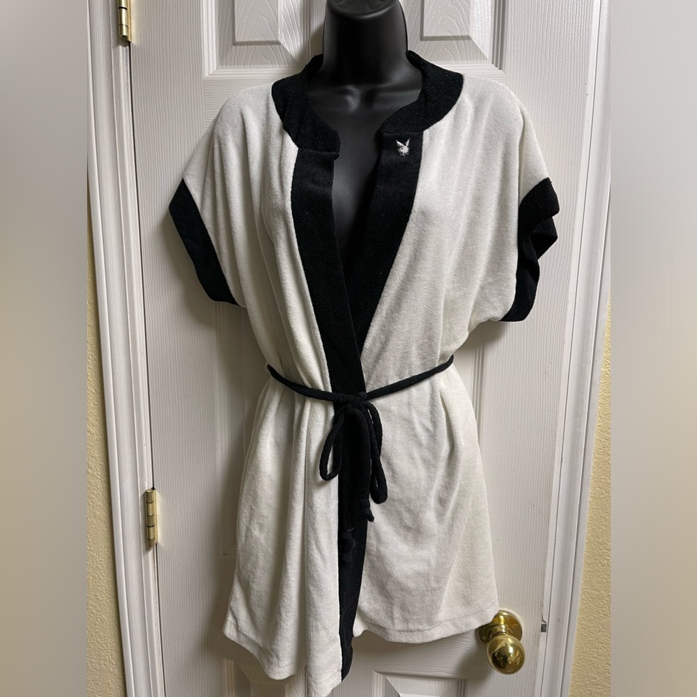 Rare 80s Playmate Terry Cloth Bath Robe. S-M - Gem